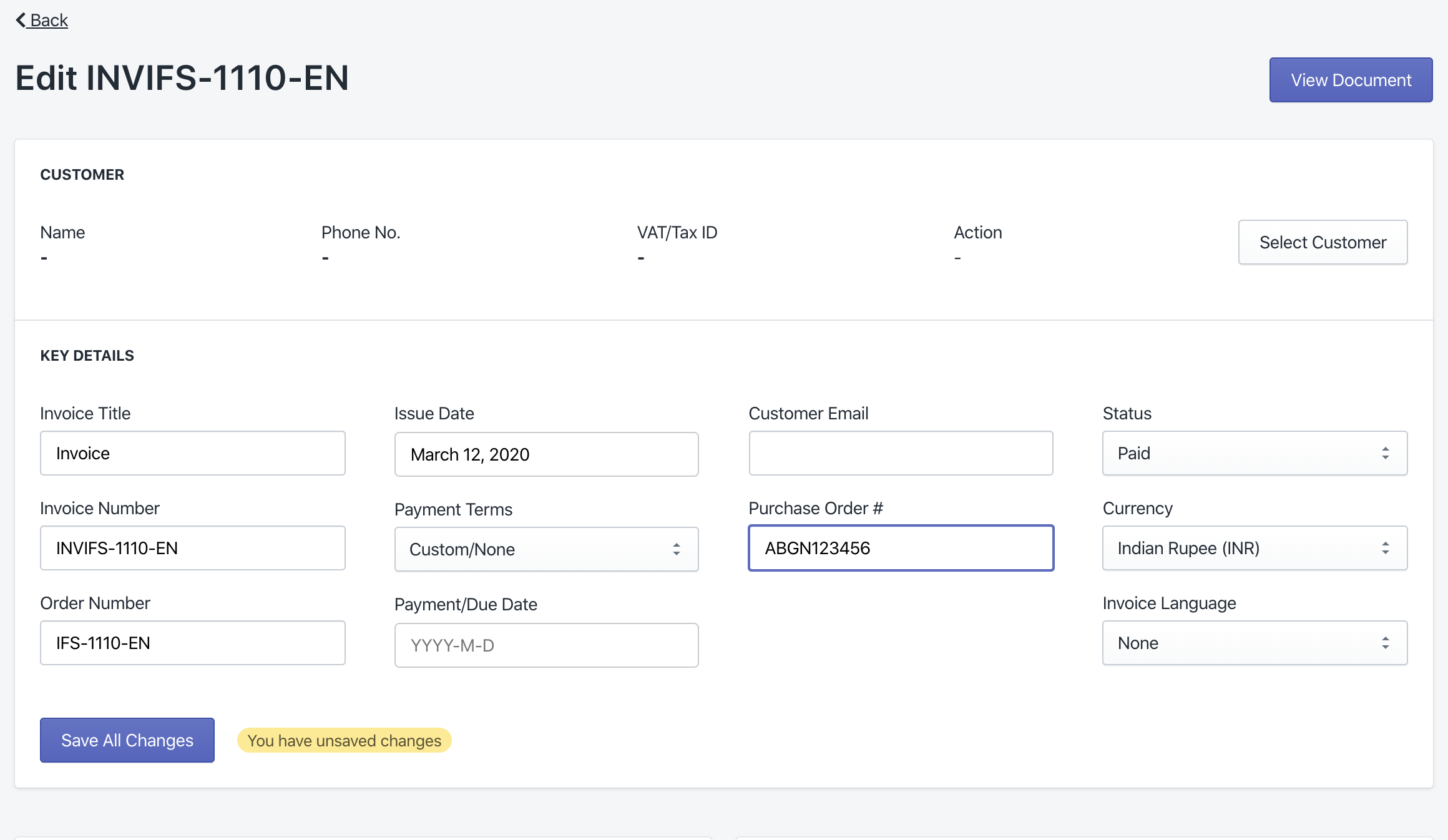 Add A Purchase Order Number To Your Invoices Invoice Falcon Add A Purchase Order Number To Your Invoices Invoice Falcon
